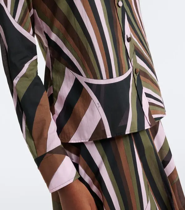 Emilio Pucci Iride Cotton Muslin Shirt