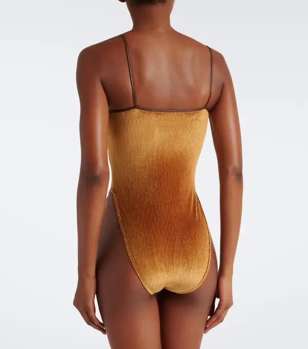 JACQUES WEI Corduroy Bodysuit