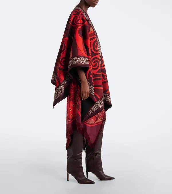 La DoubleJ Alchemy Printed Wool Shawl