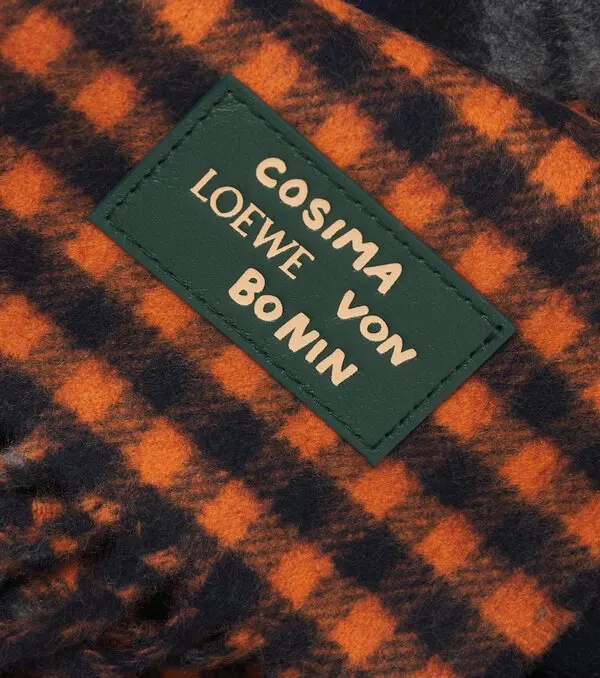 Loewe X Cosima Von Bonin Wool And Cashmere Scarf