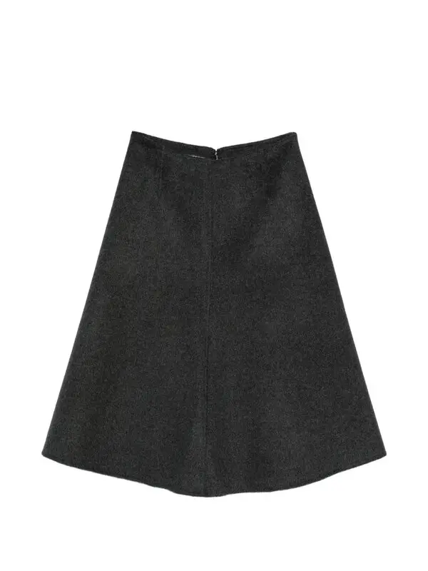 SUSANNE BOMMER Wool Midi Skirt