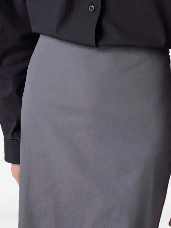 Miu Miu Stretch Cotton Midi Skirt