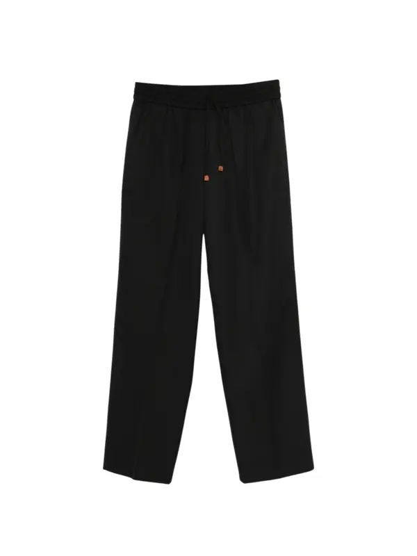 Drole De Monsieur Drawstring Trousers - Black