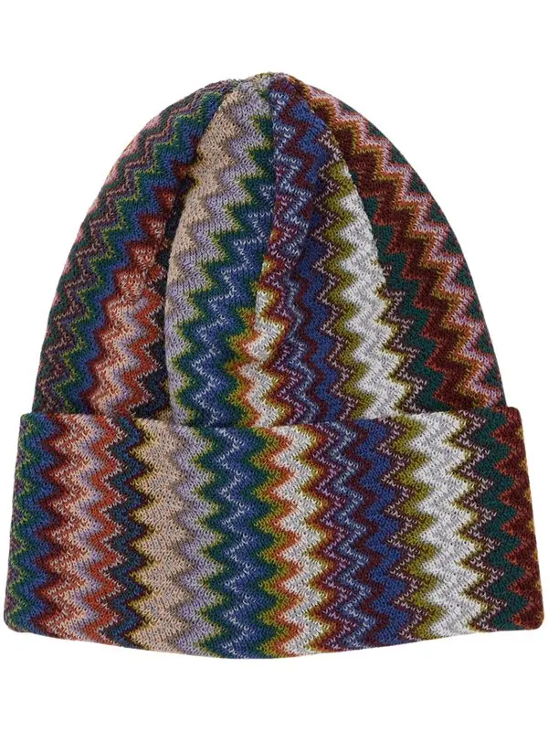 Missoni Zigzag Knitted Beanie