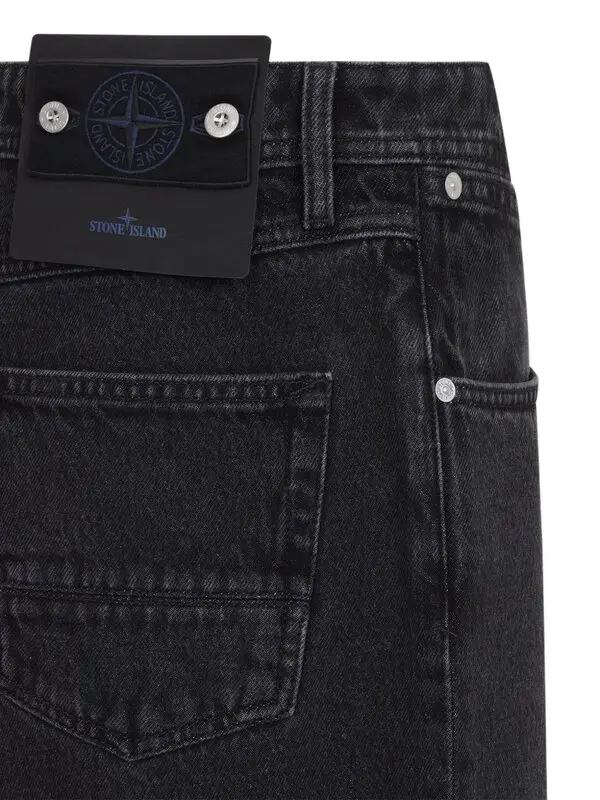 Stone Island Denim Cotton Jeans