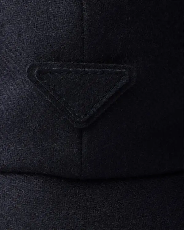 Prada Re-wool Cap - Navy