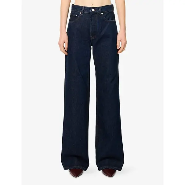 ANINE BING Hugh Relaxed-fit Denim Jeans