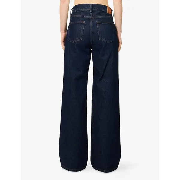 ANINE BING Hugh Relaxed-fit Denim Jeans