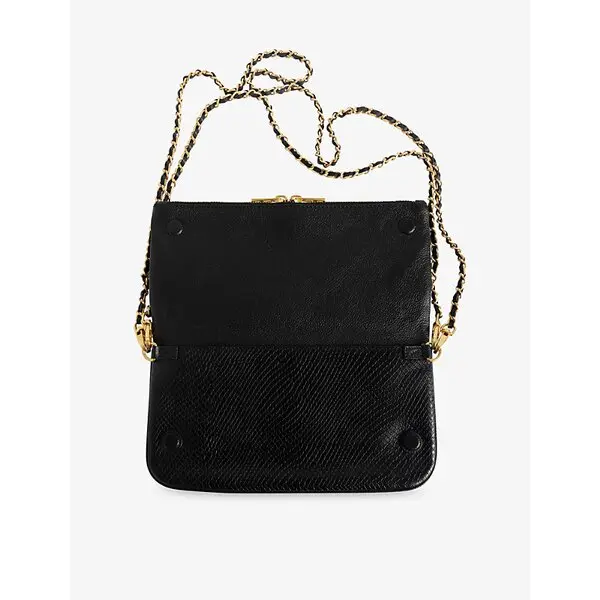 Zadig&Voltaire Rock Soft Wild Leather Clutch Bag