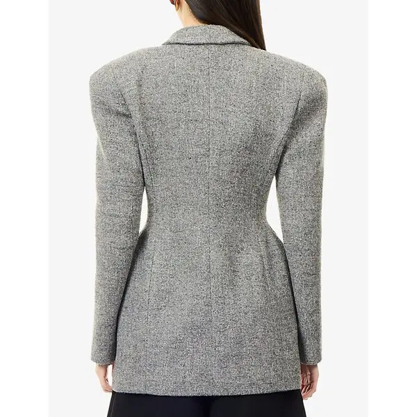 Magda Butrym Single-breasted Structured Wool-blend Blazer