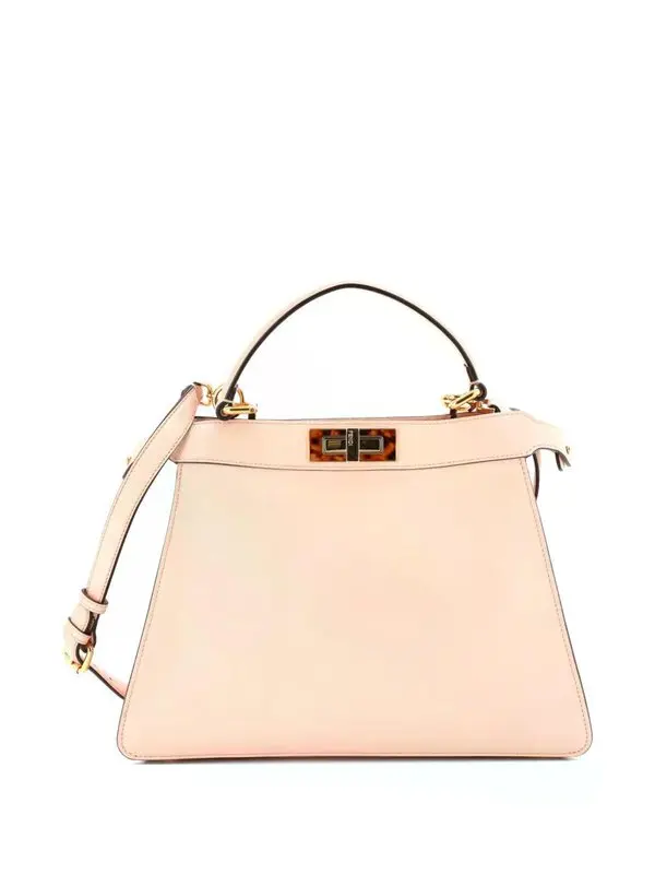 Fendi Peekaboo Iseeu Bag Leather Medium Satchel - Pink