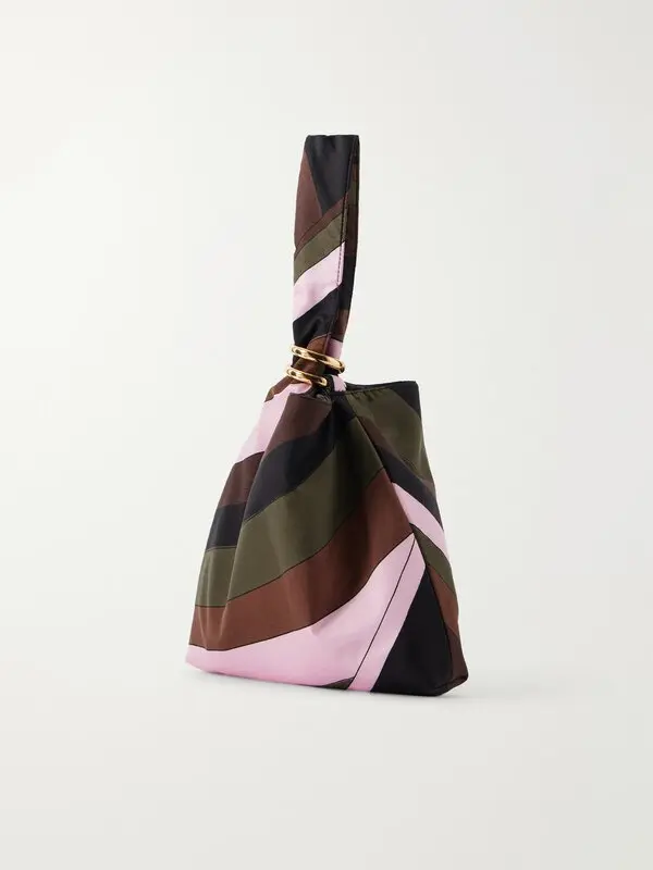 Emilio Pucci Emilio Printed Silk-twill Clutch Bag