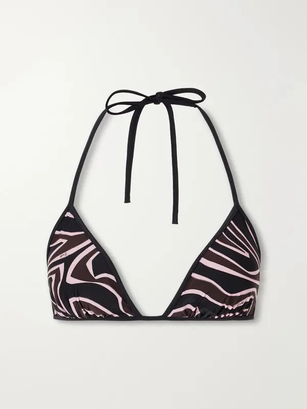 Emilio Pucci Printed Bikini Top