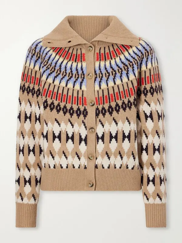 Polo Ralph Lauren Wool And Cashmere-blend Cardigan - Multi