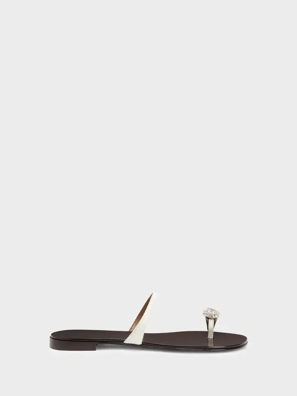 GIUSEPPE ZANOTTI Icon Ring Flat Sandal