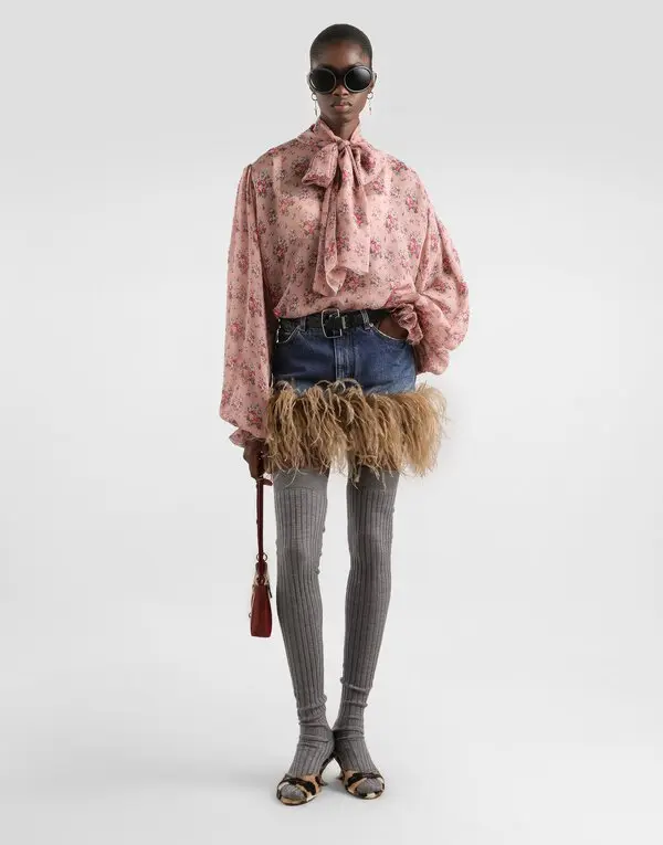 Dolce & Gabbana Denim Skirt Denim And Jeans Multi-colored