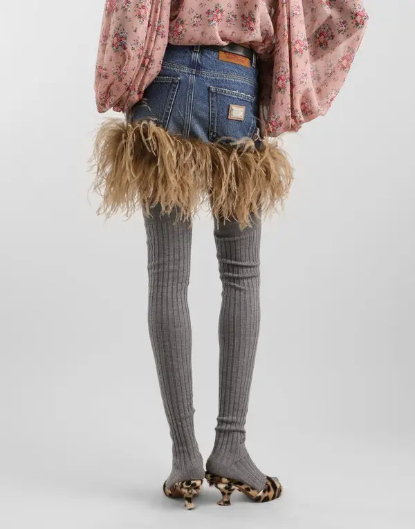 Dolce & Gabbana Denim Skirt Denim And Jeans Multi-colored