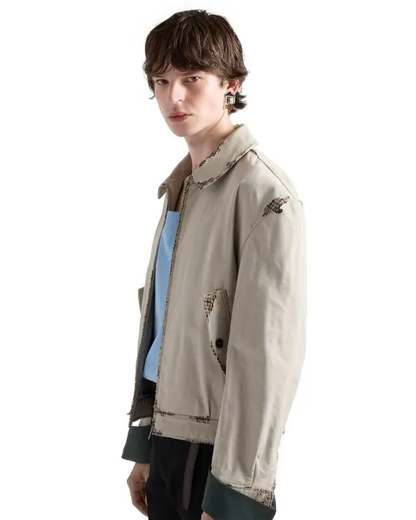 Prada Bonded Devoré Cotton Jacket