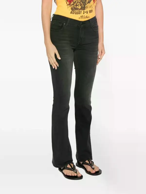 7 For All Mankind Faded Flared Jeans