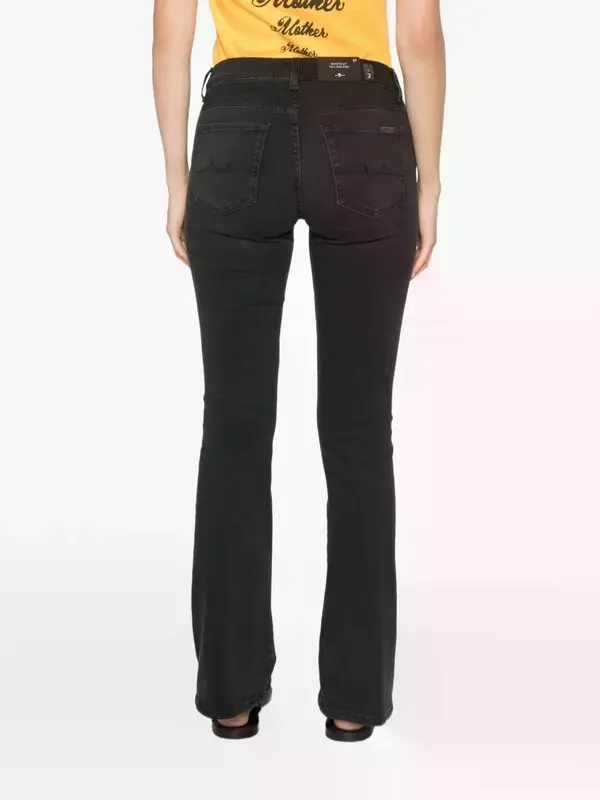 7 For All Mankind Faded Flared Jeans