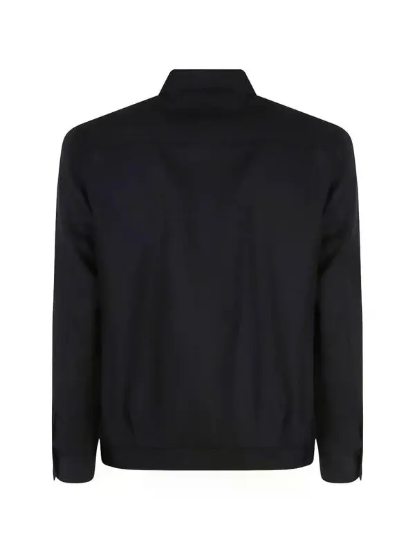 BRIGLIA 1949 Zip-up Collared Jacket - Blue