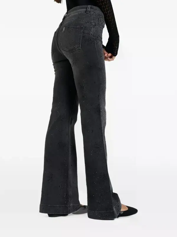 Liu Jo Rhinestone-embellished Flared Jeans