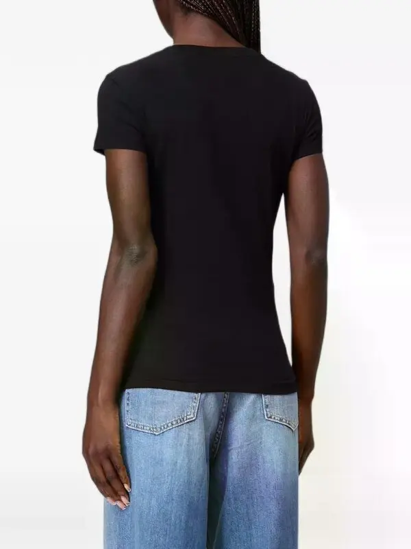 Armani Exchange Rhinestone-embellished T-shirt