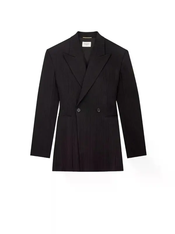 Saint Laurent Pinstripe Double-breasted Jacket