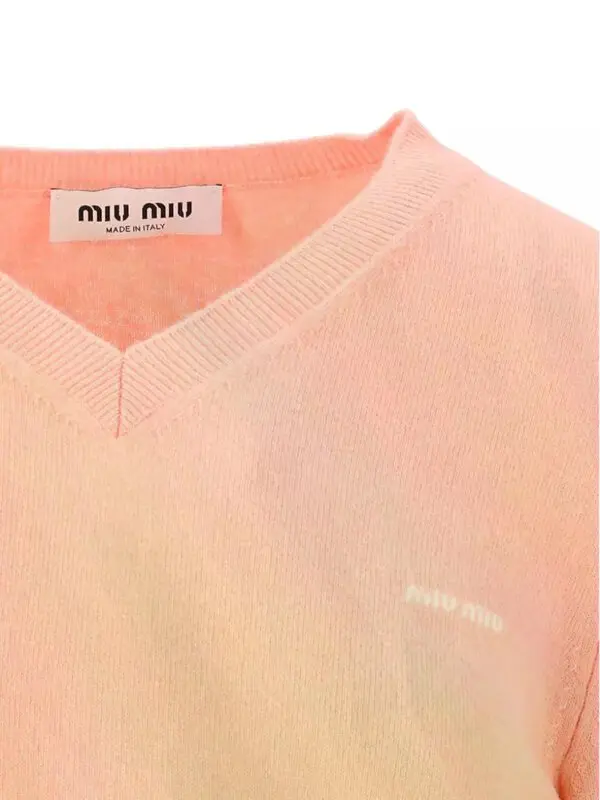 Miu Miu V-neck Wool Cardigan