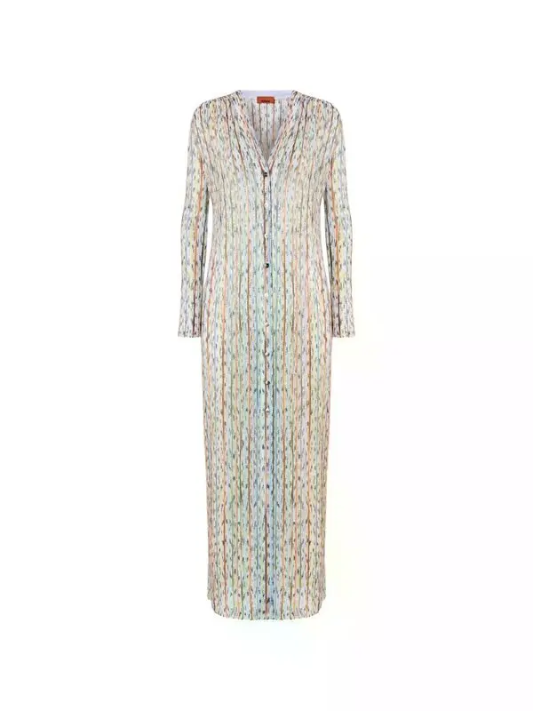 Missoni Cardigan In Ribbed Viscose Blend With Sequins
