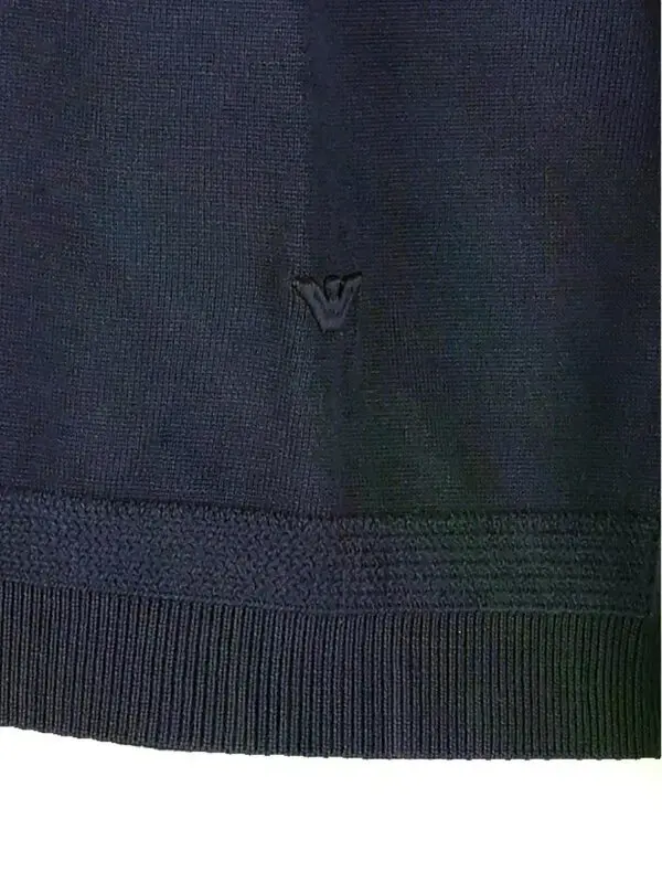 Emporio Armani Logo-embroidered Crew-neck Sweater
