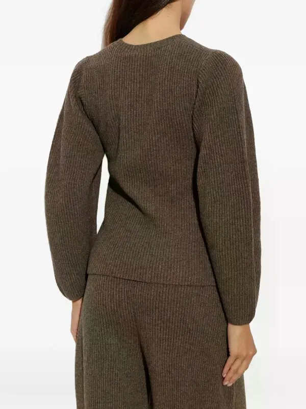 BY MALENE BIRGER Bianca Ribbed-knit Sweater