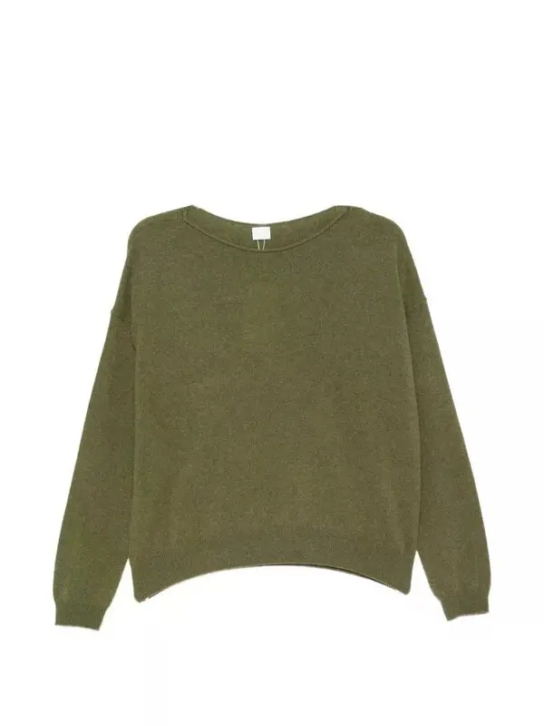 C.T.PLAGE Fine-knit Boat-neck Sweater