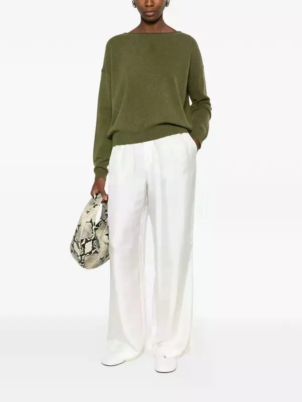C.T.PLAGE Fine-knit Boat-neck Sweater