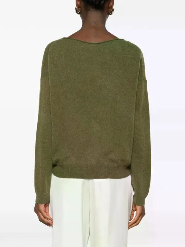 C.T.PLAGE Fine-knit Boat-neck Sweater