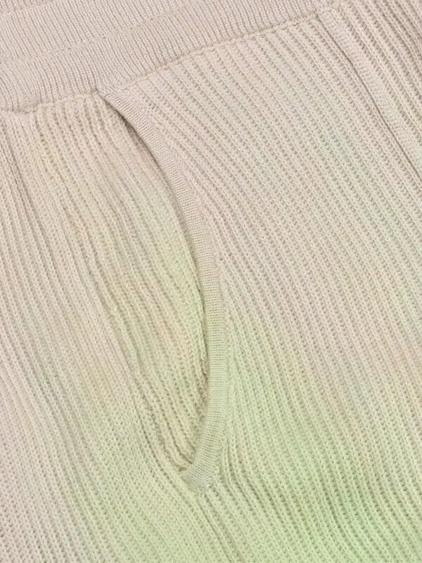 Brunello Cucinelli Ribbed-knit Drawstring Trousers