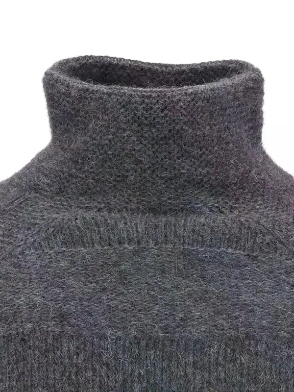 Emporio Armani Roll-neck Raglan-sleeve Sweater