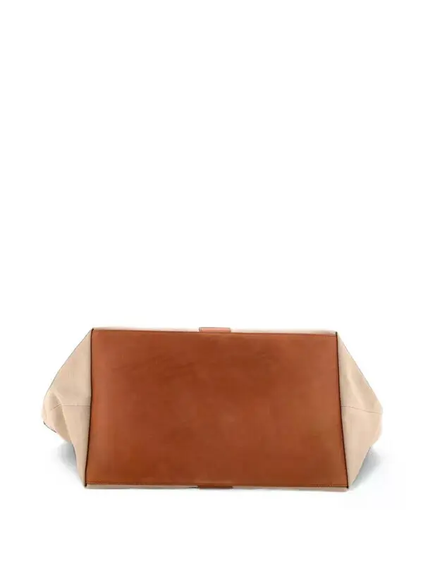 Saint Laurent Y Canvas With Leather Medium Tote Bag