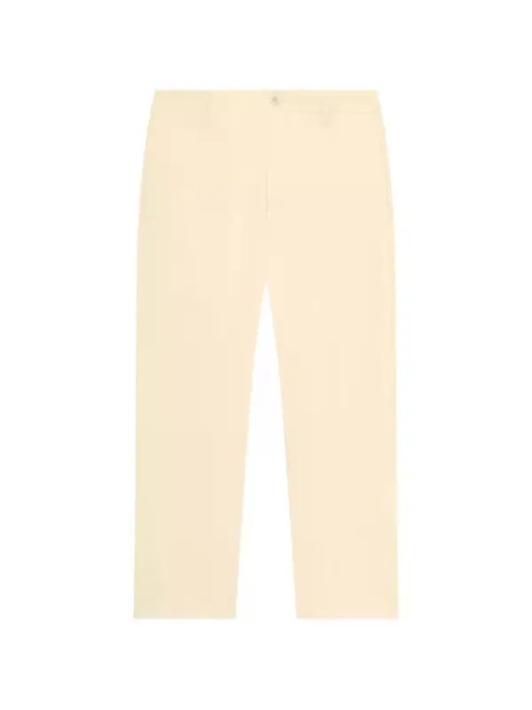 LARDINI Flat-front Cotton-twill Trousers