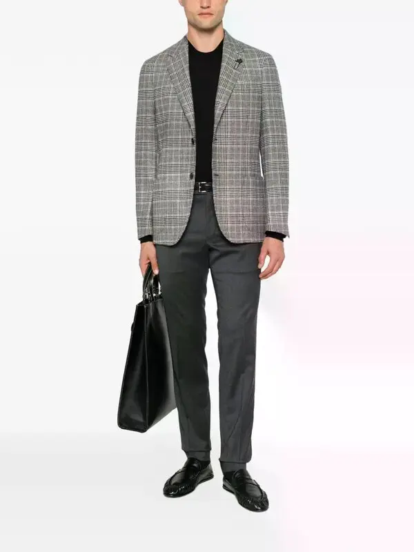 LARDINI Prince Of Wales Check Blazer