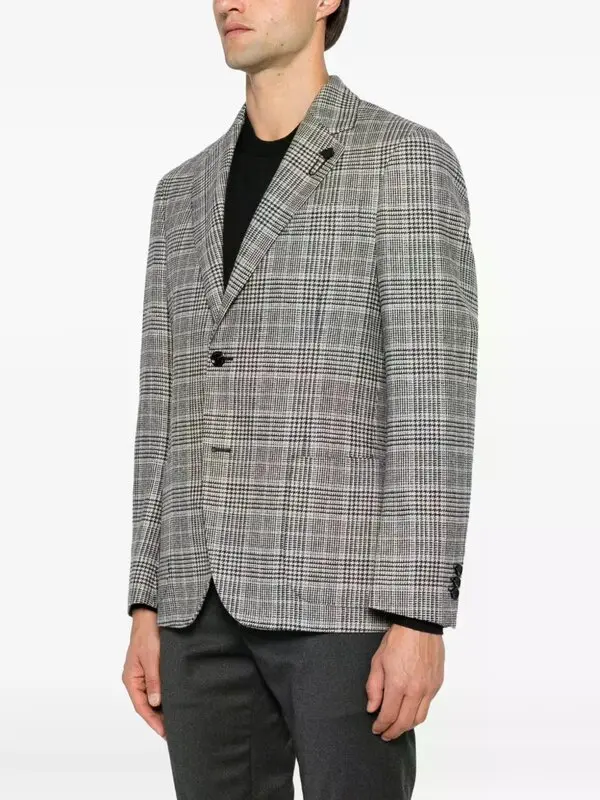 LARDINI Prince Of Wales Check Blazer