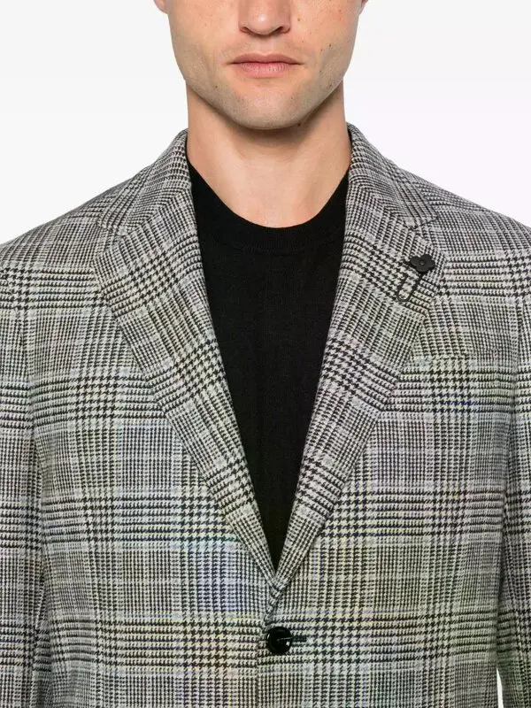 LARDINI Prince Of Wales Check Blazer