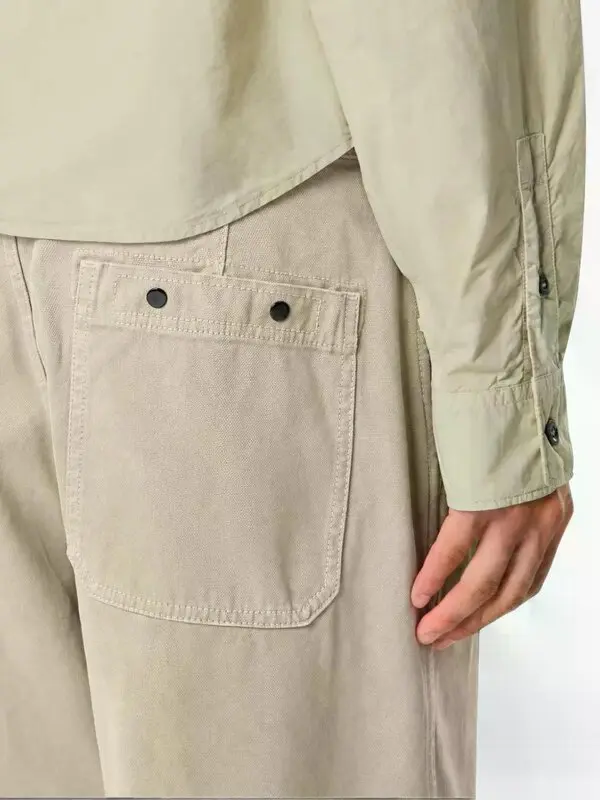 Stone Island Logo-patch Chino Trousers