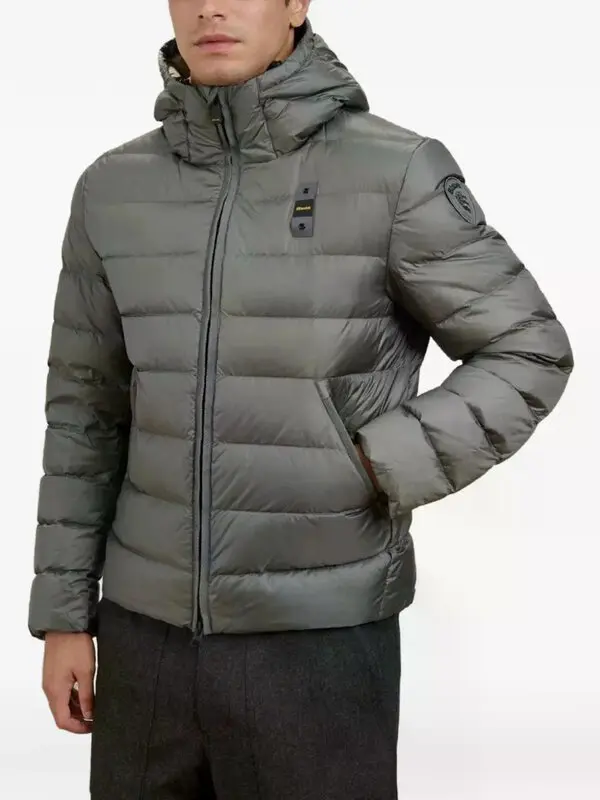 BLAUER. Quilted Hooded Jacket