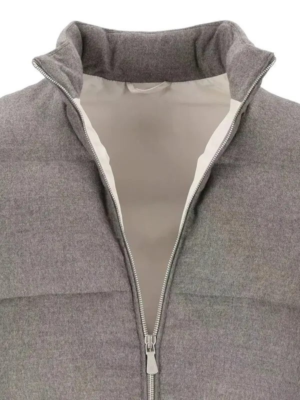 Eleventy Padded Cashmere Jacket