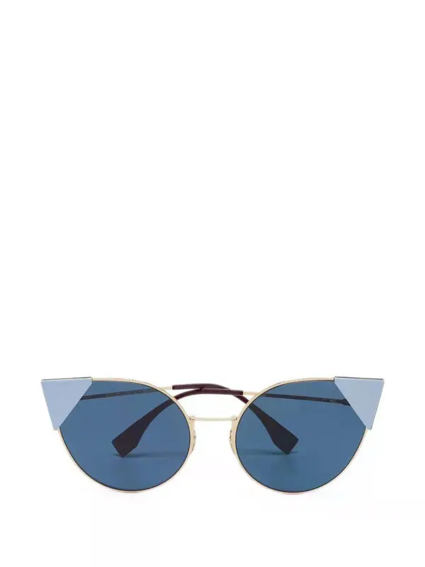 Fendi Cat-eye Frame Sunglasses - Gold