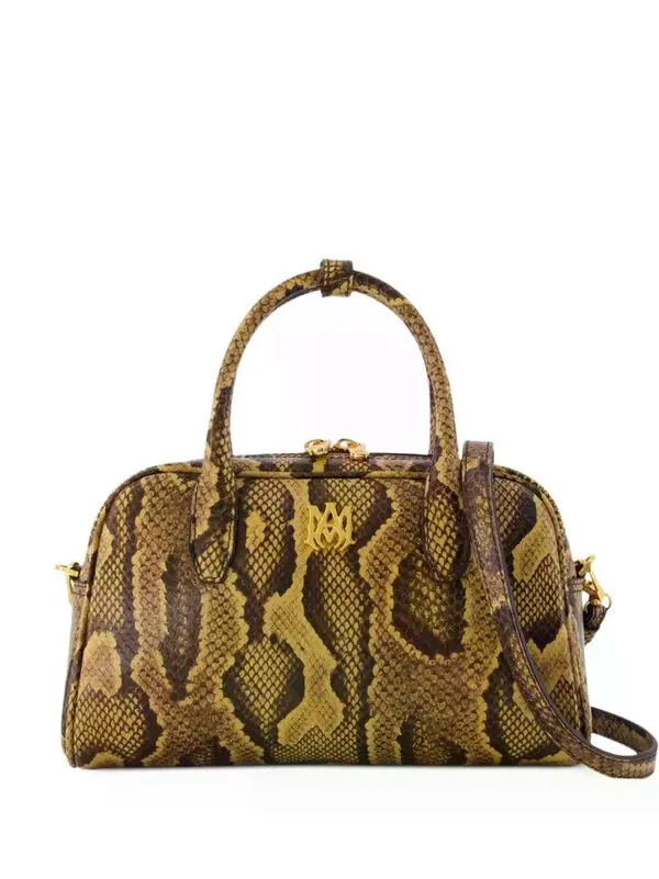 Amiri Python Embossed Ma Bowling Bag