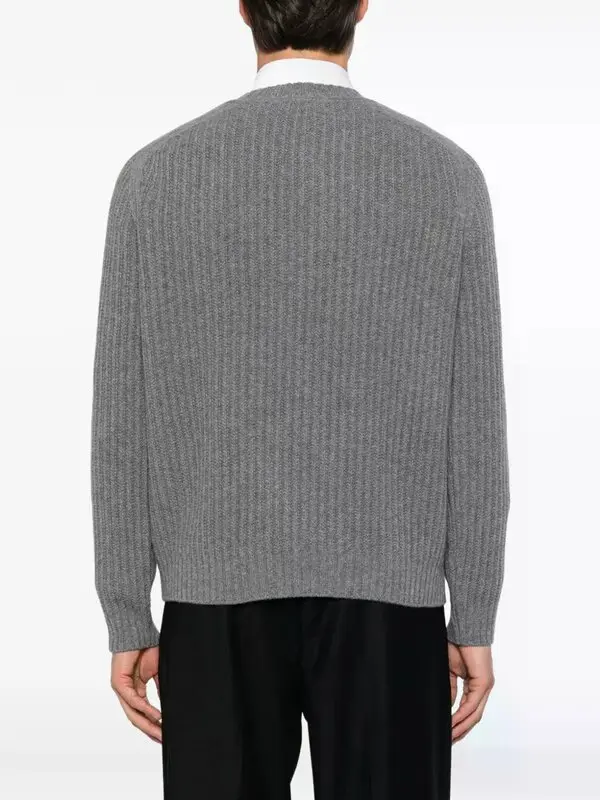Fedeli Ribbed Raglan-sleeve Sweater