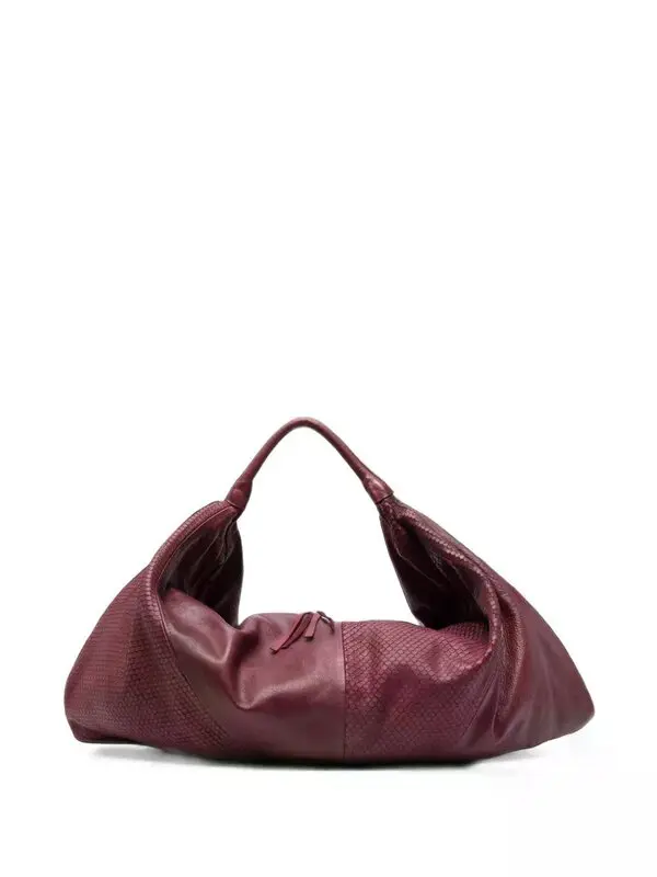 SOMMET Dune Snakeskin-effect Shoulder Bag