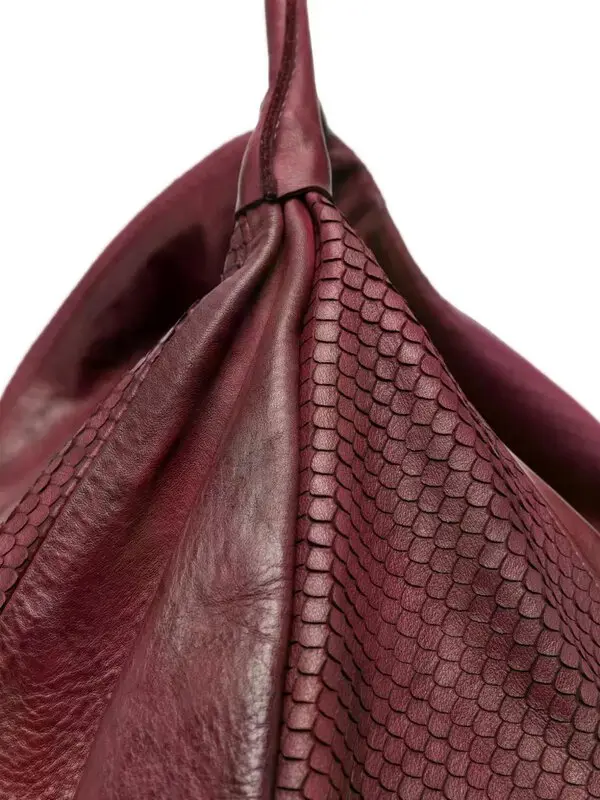 SOMMET Dune Snakeskin-effect Shoulder Bag